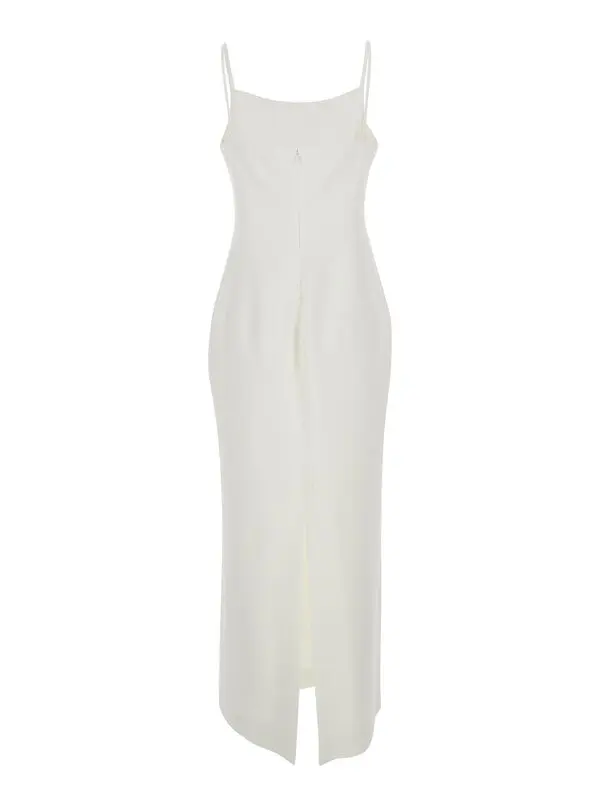 Givenchy Long Dress With Square Neckline - Multicolor