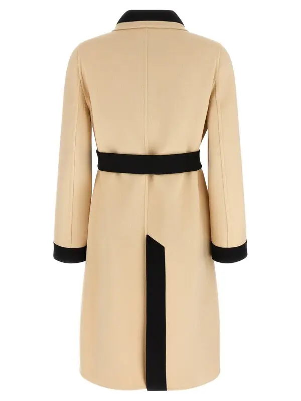 Valentino Garavani Wool And Cashmere Blend Coat - Multicolor
