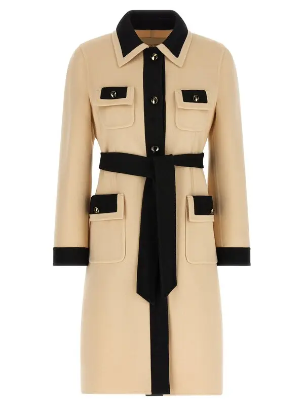 Valentino Garavani Wool And Cashmere Blend Coat - Multicolor