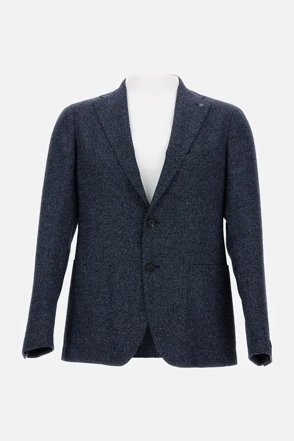 Tagliatore Grey Single-breasted Jacket
