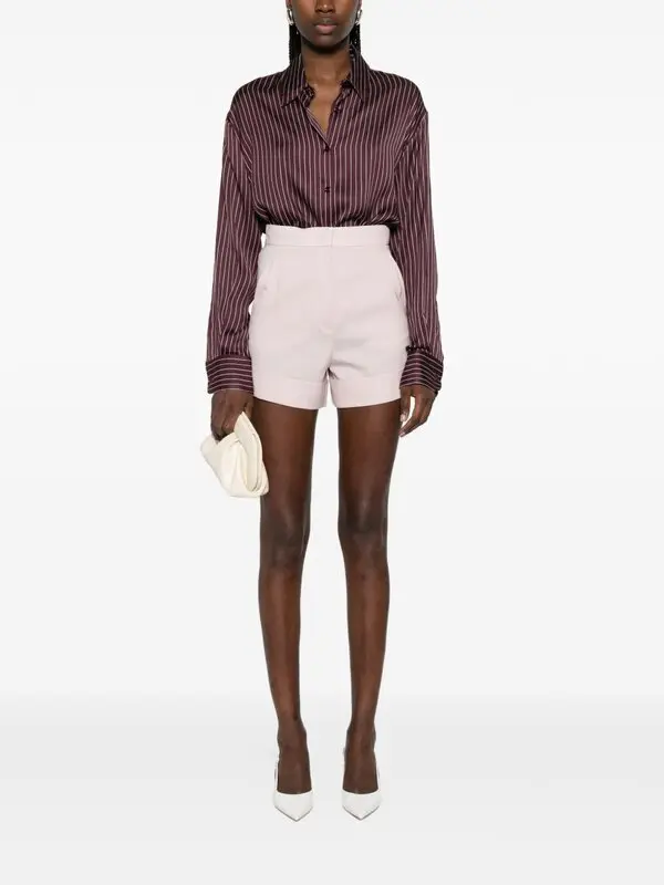 Max Mara Tailored Wool Shorts - Multicolor