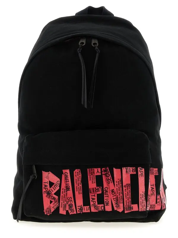 Balenciaga Tape Type Backpack - Black