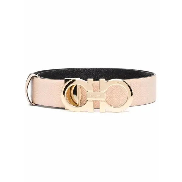 FERRAGAMO Neutrals Belts - Cream