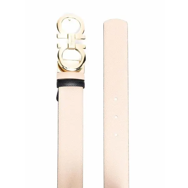 FERRAGAMO Neutrals Belts - Cream