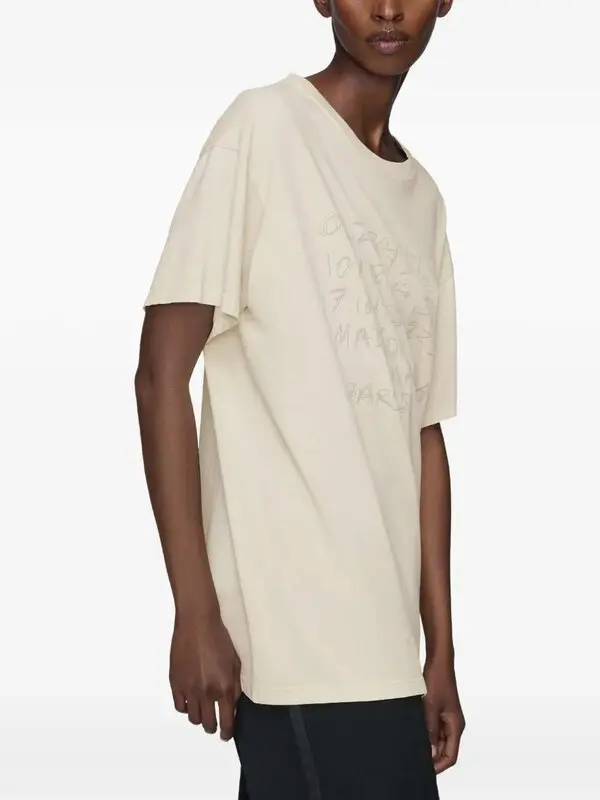 MAISON MARGIELA Printed Cotton T-shirt