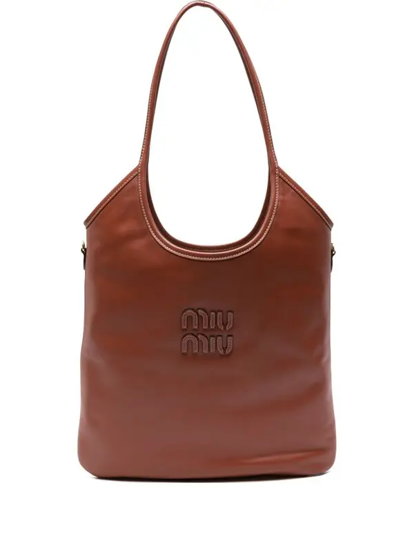 Miu Miu Ivy Leather Shoulder Bag - Multicolor
