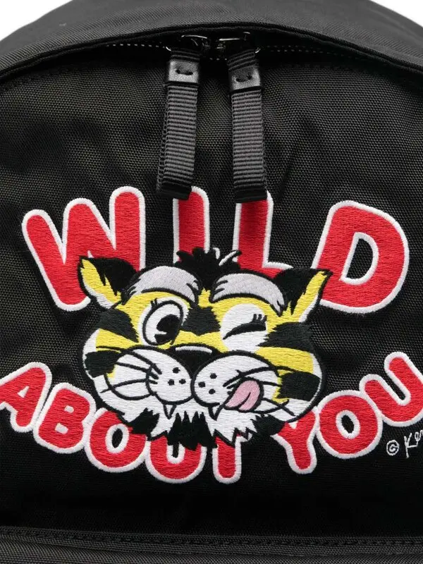 Kenzo Wild Tiger Graphic Print Backpack