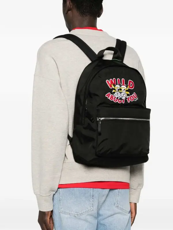Kenzo Wild Tiger Graphic Print Backpack