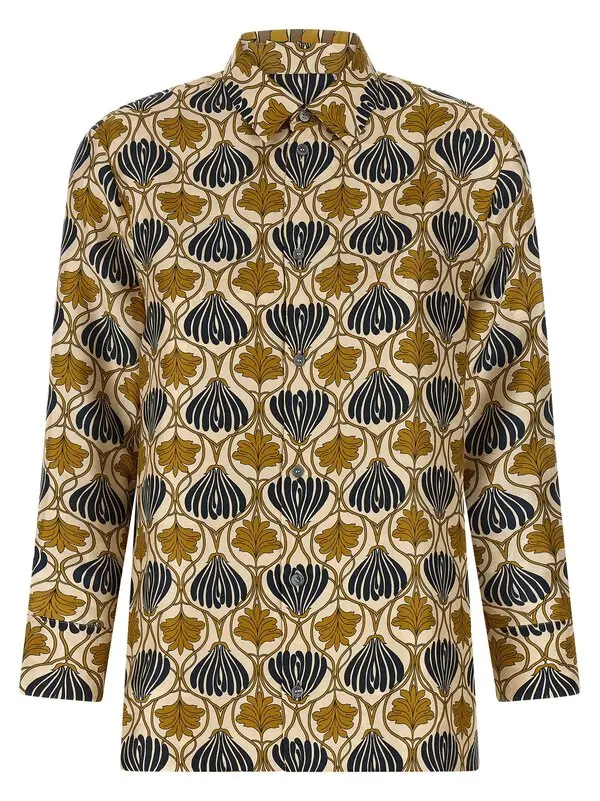 Max Mara Times' Reversible Silk Twill Shirt