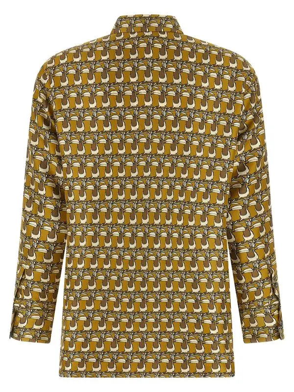 Max Mara Times' Reversible Silk Twill Shirt