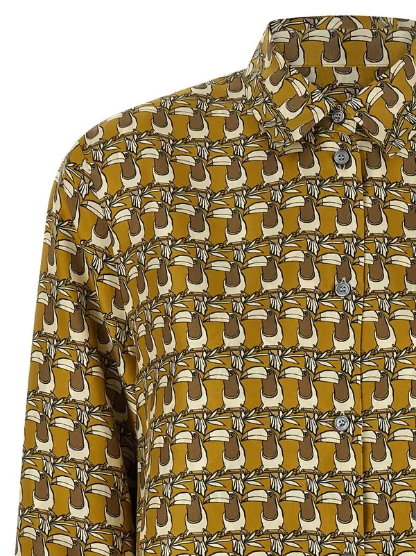 Max Mara Times' Reversible Silk Twill Shirt
