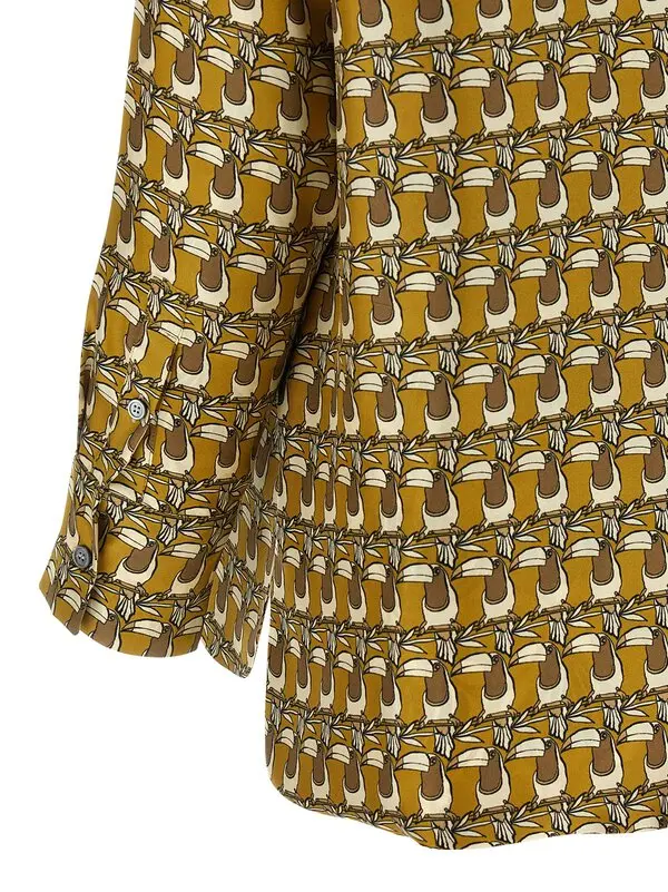 Max Mara Times' Reversible Silk Twill Shirt