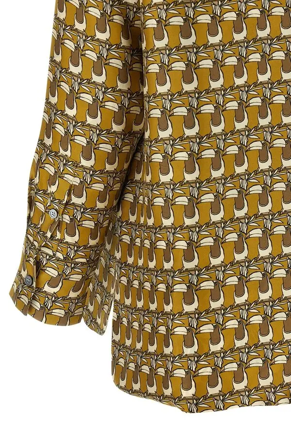 Max Mara Times' Reversible Silk Twill Shirt