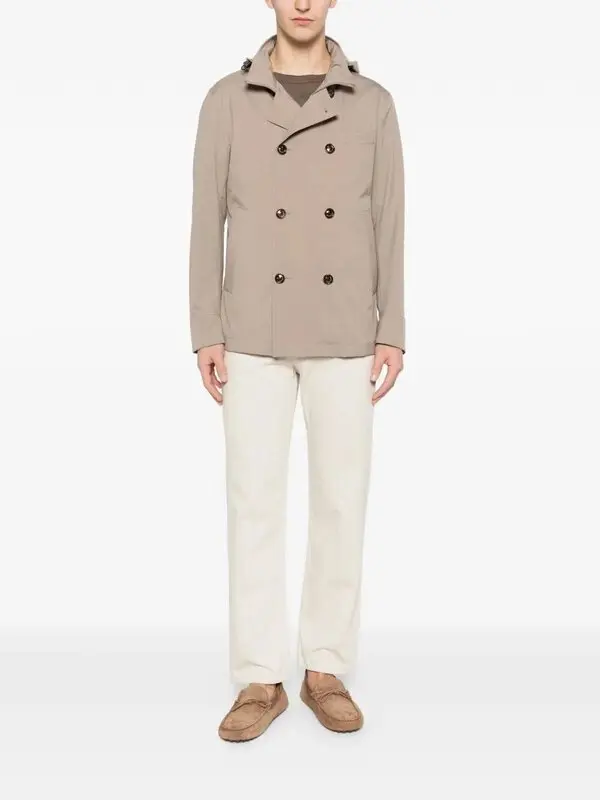 MONTECORE Double-breasted Jacket With Hood