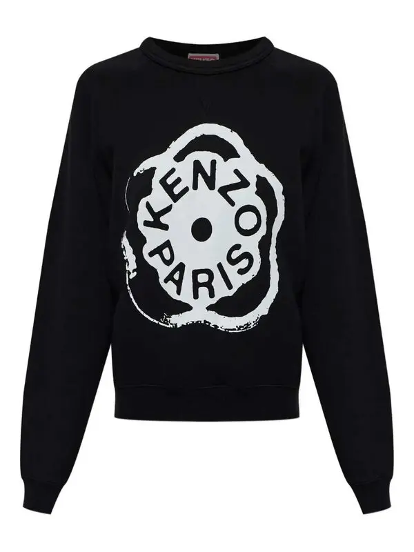 Kenzo Printed Crewneck Sweater - Black