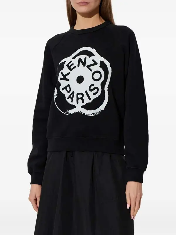 Kenzo Printed Crewneck Sweater - Black