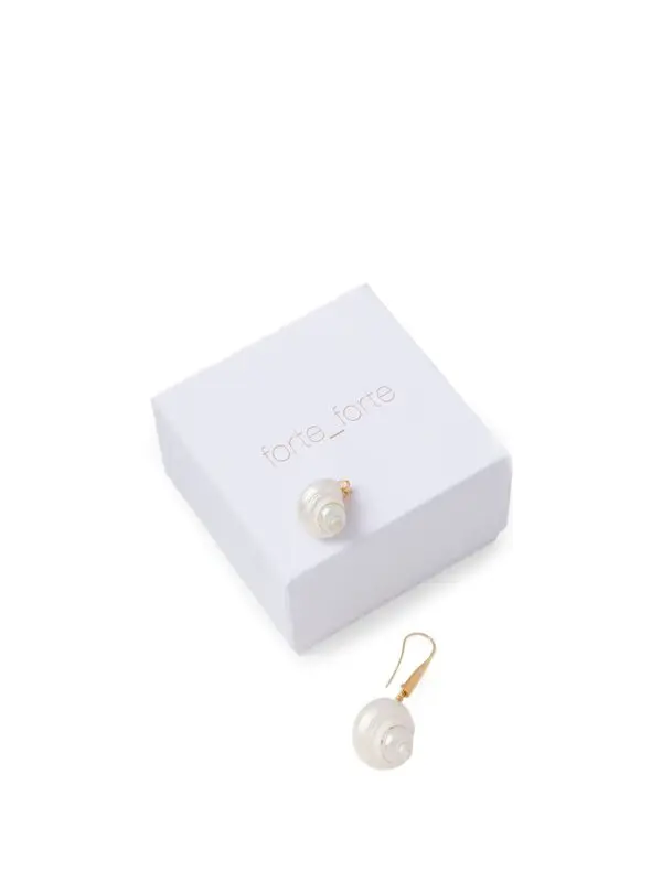 FORTE_FORTE Shell Drop Earrings