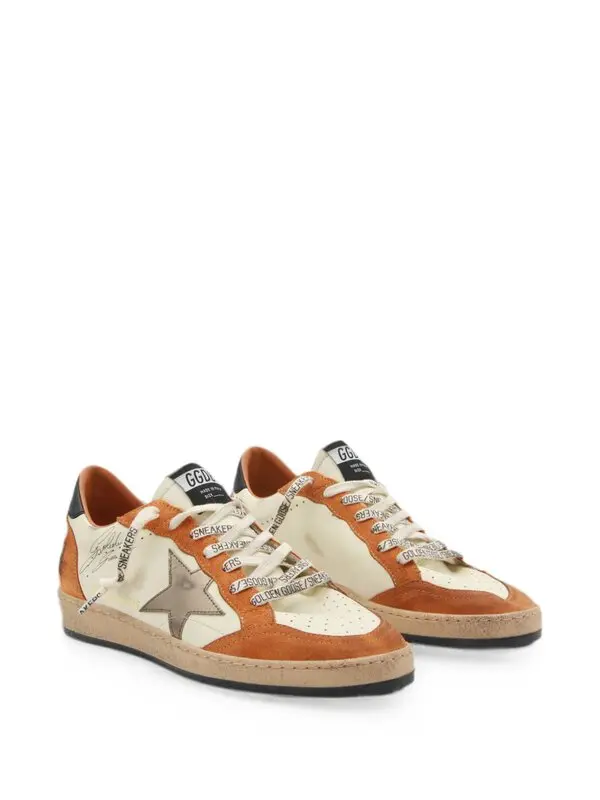 GOLDEN GOOSE Ball Star Leather Sneakers - Multicolor