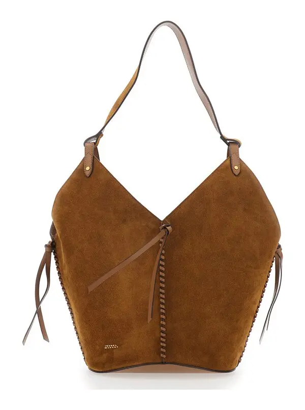Isabel Marant Étoile Suede Shoulder Bag - Brown