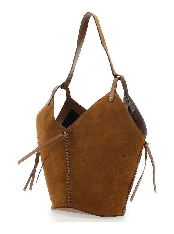 Isabel Marant Étoile Suede Shoulder Bag - Brown