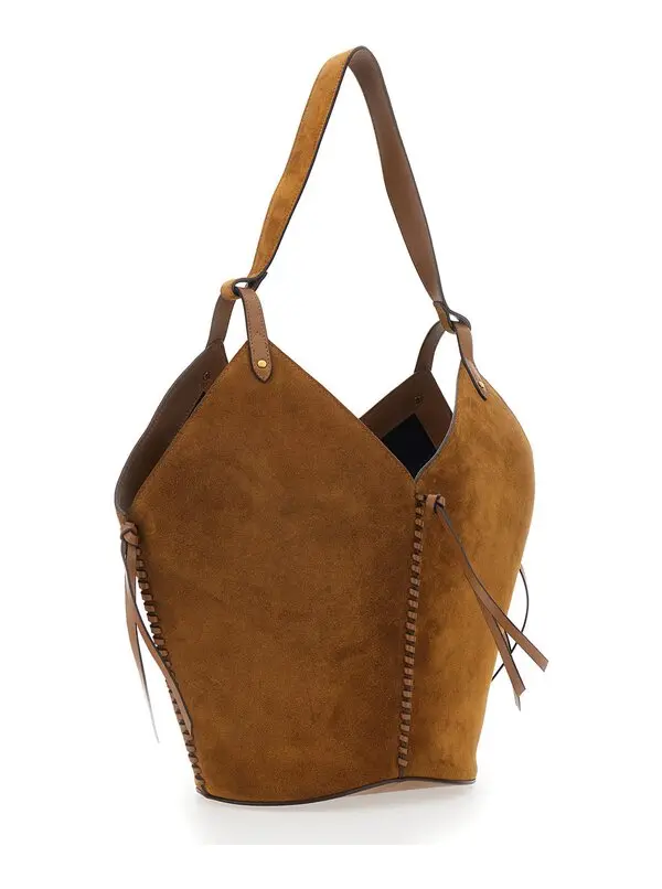 Isabel Marant Étoile Suede Shoulder Bag - Brown