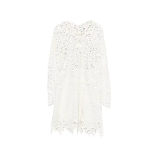 Isabel Marant Étoile Floral Lace Construction Day Dress