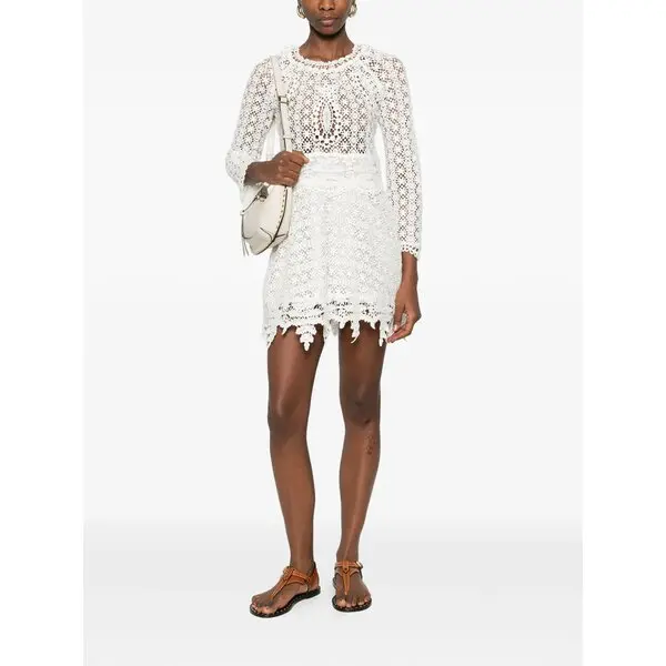 Isabel Marant Étoile Floral Lace Construction Day Dress
