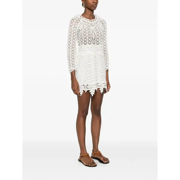 Isabel Marant Étoile Floral Lace Construction Day Dress