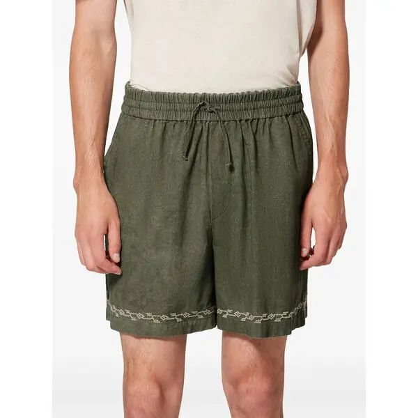 Isabel Marant Étoile Bermuda Shorts With Embroidered Hem