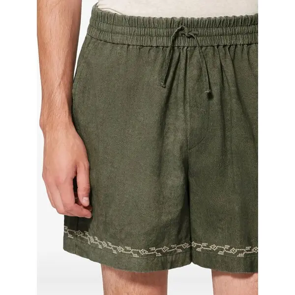 Isabel Marant Étoile Bermuda Shorts With Embroidered Hem