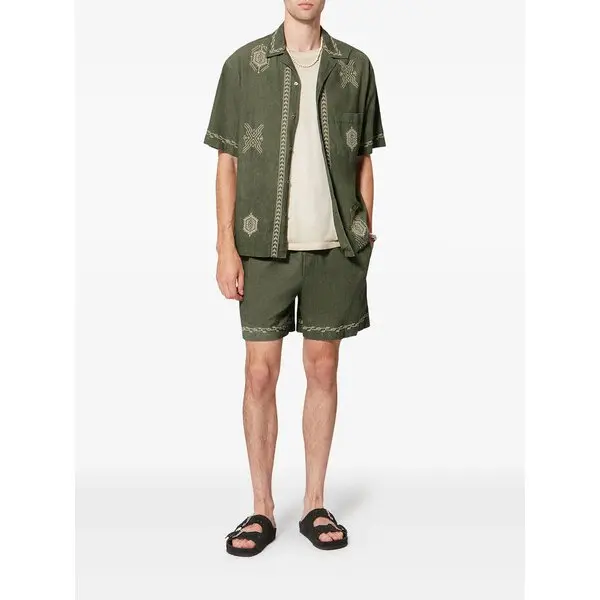 Isabel Marant Étoile Bermuda Shorts With Embroidered Hem