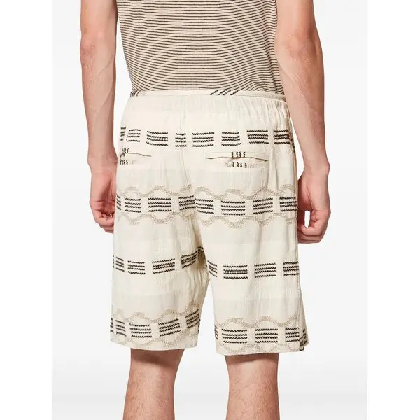 Isabel Marant Étoile Printed Cotton Blend Bermuda Shorts