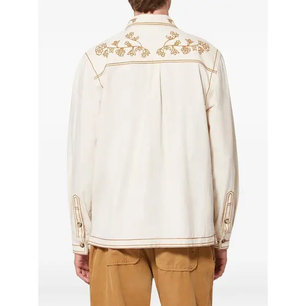 Isabel Marant Étoile Neutrals Jackets Shirt Jackets - Cream