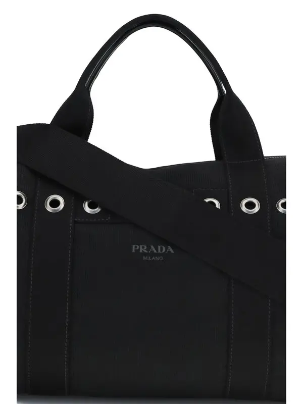 Prada Canvas Travel Bag