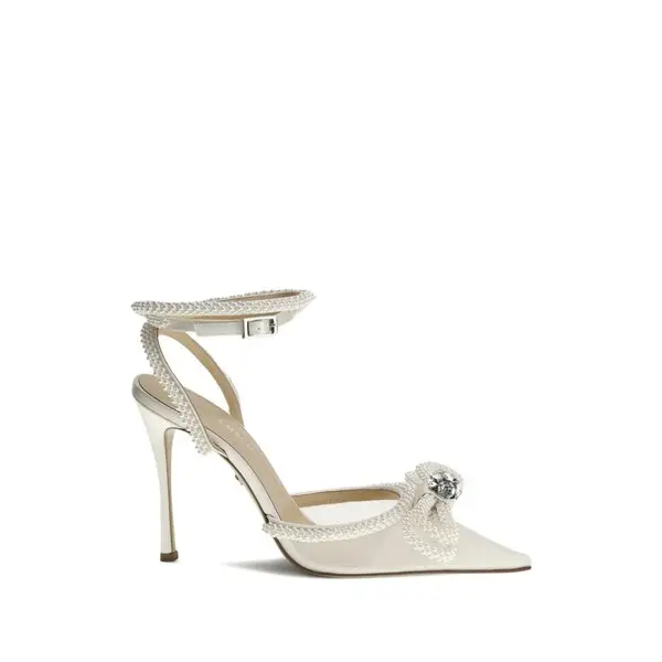 Mach & Mach Embellished Pointed Toe Stiletto Heel Pumps