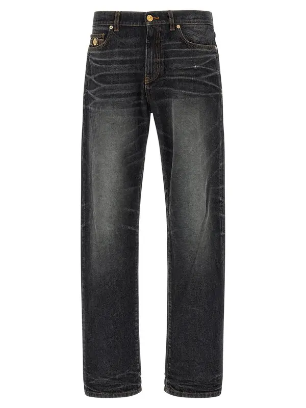 Versace Medusa Biggie Jeans - Black