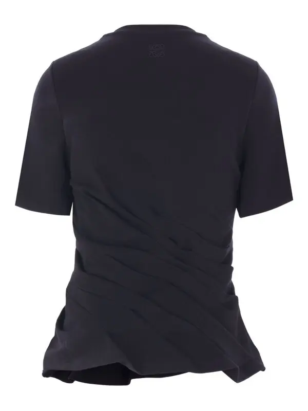 Loewe Cotton Blend T-shirt With Anagram Embroidery
