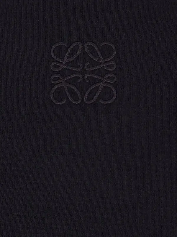 Loewe Cotton Blend T-shirt With Anagram Embroidery