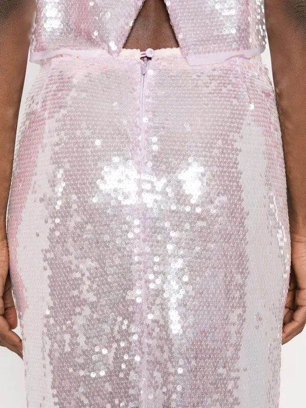 FORTE_FORTE Sequined Long Skirt