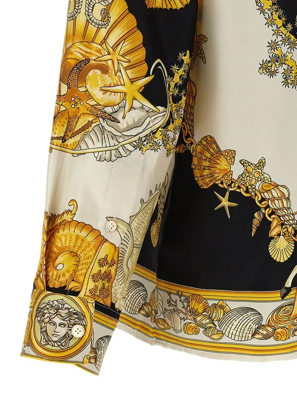 Versace Coral Theatre' Shirt - Multicolor