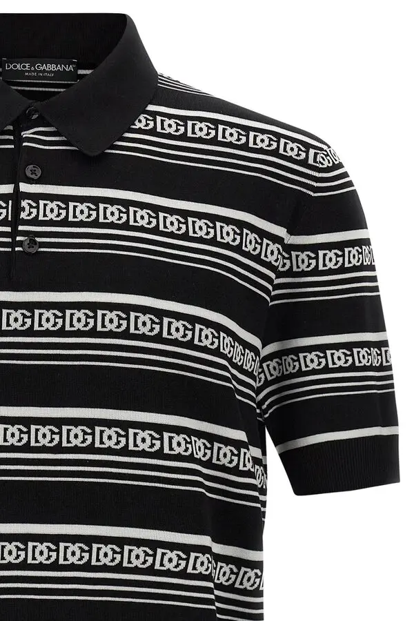 Dolce & Gabbana Knitted Polo Shirt