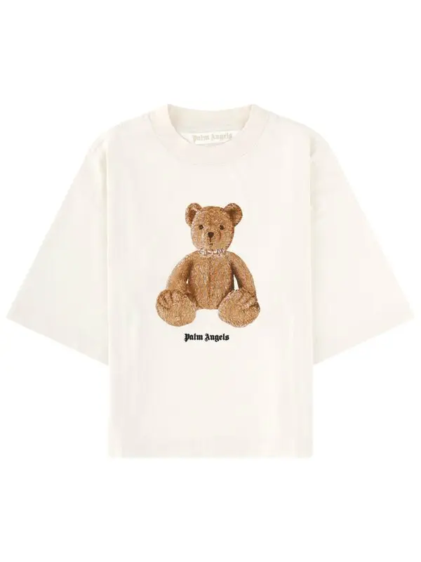 Palm Angels T-shirt Bear - White