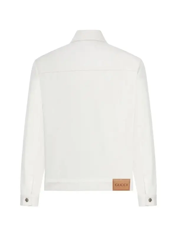 Gucci Denim Jacket With Horsebit Detail
