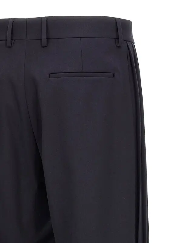 Fendi Wool Crêpe Tailored Pants