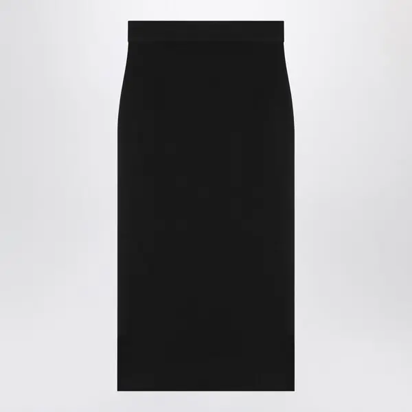 Saint Laurent Wool Pencil Midi Skirt