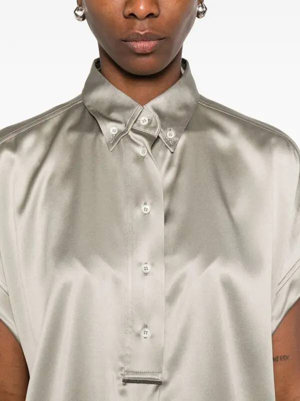 Brunello Cucinelli Silk Shirt - Multicolor