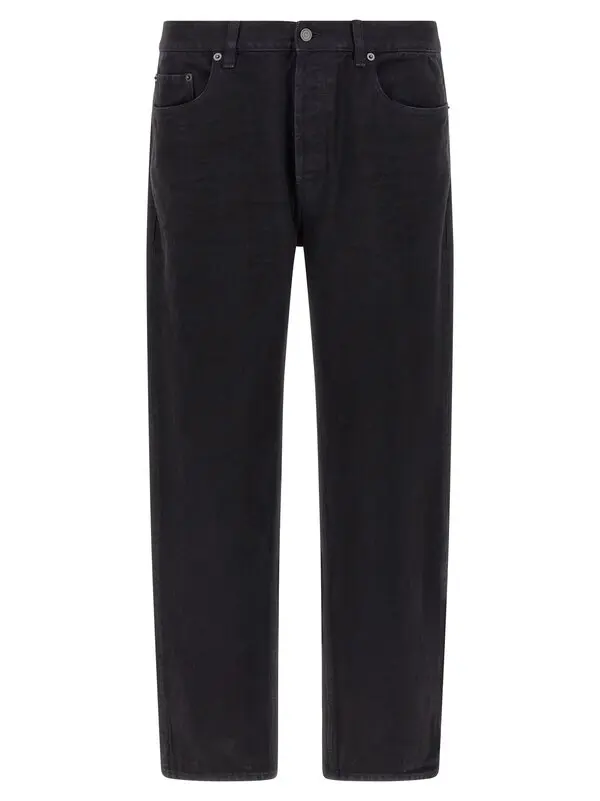 Saint Laurent Mick Straight Leg Jeans - Black