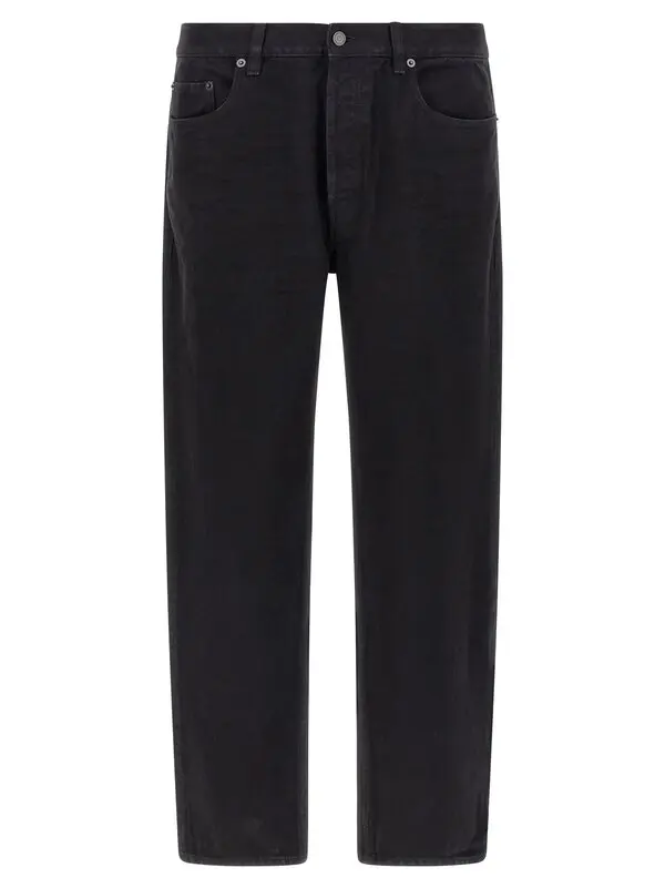 Saint Laurent Mick Straight Leg Jeans - Black