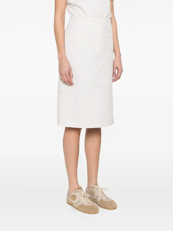 Gucci Gg Cotton Blend Skirt