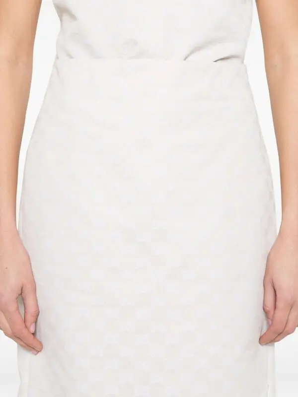 Gucci Gg Cotton Blend Skirt